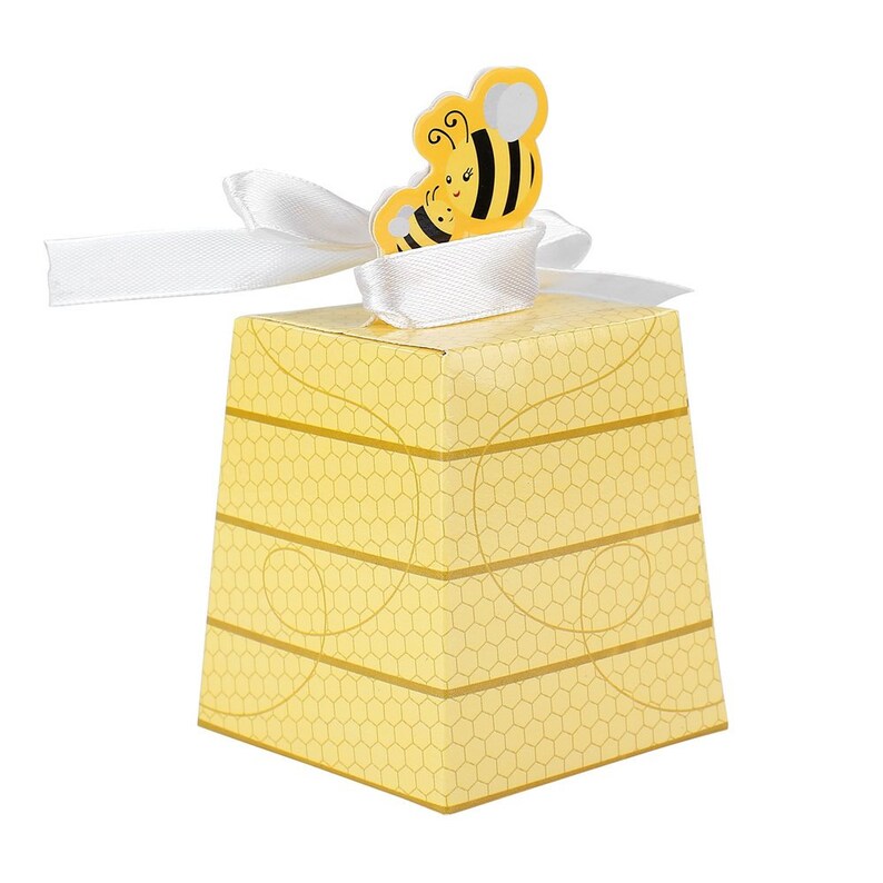 Bumble Bee Favor Boxes 30 Pack, Bee Treat Bags, Bumble Bee Birthday ...