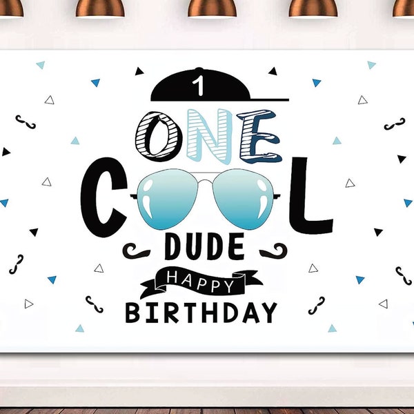 One Happy Dude Backdrop - Etsy