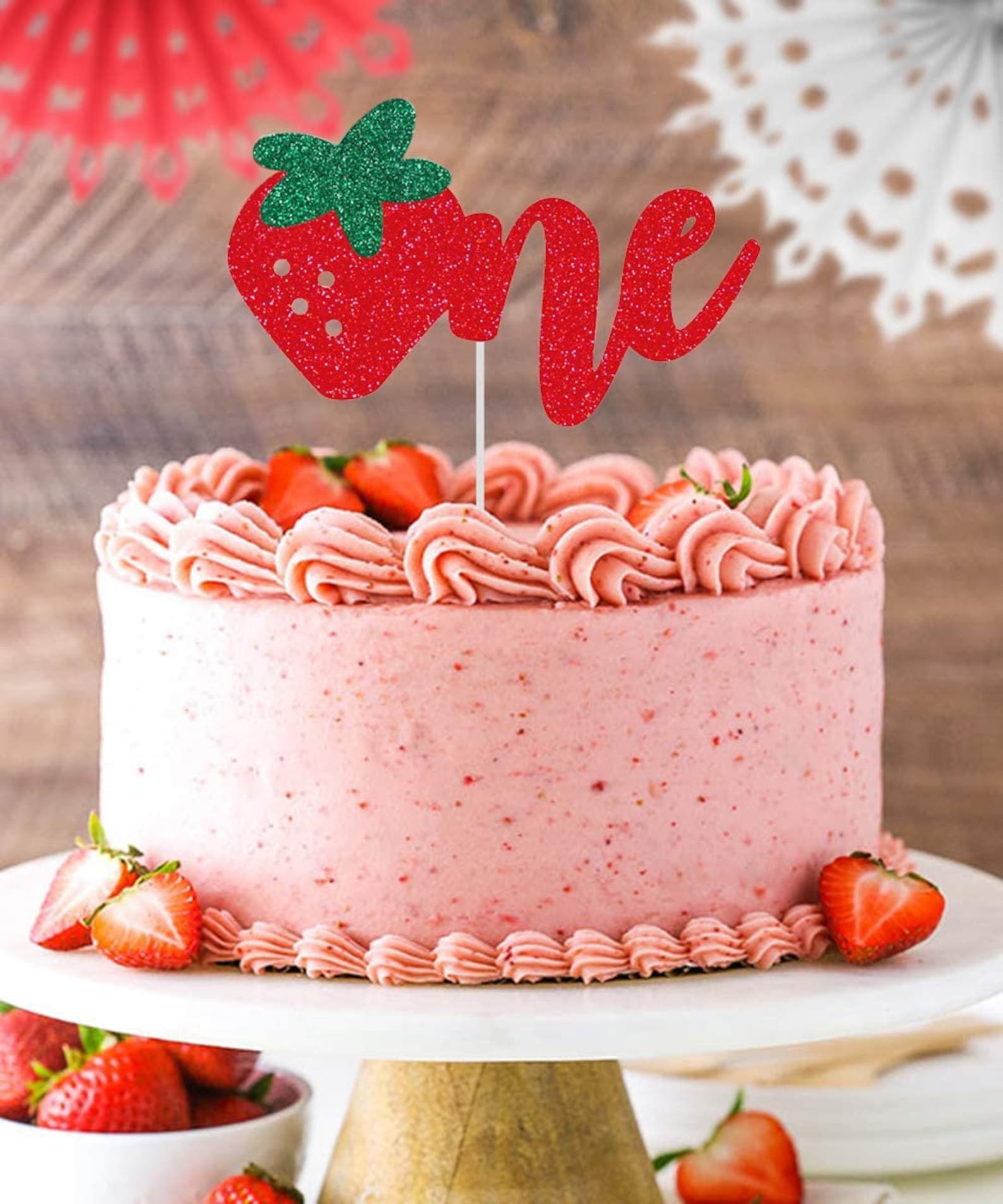 Strawberry 1st Birthday Decorations Strawberry Party | Etsy