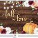 Fall in Love Backdrop, Autumn Maple Leaves Background for Fall Themed ...