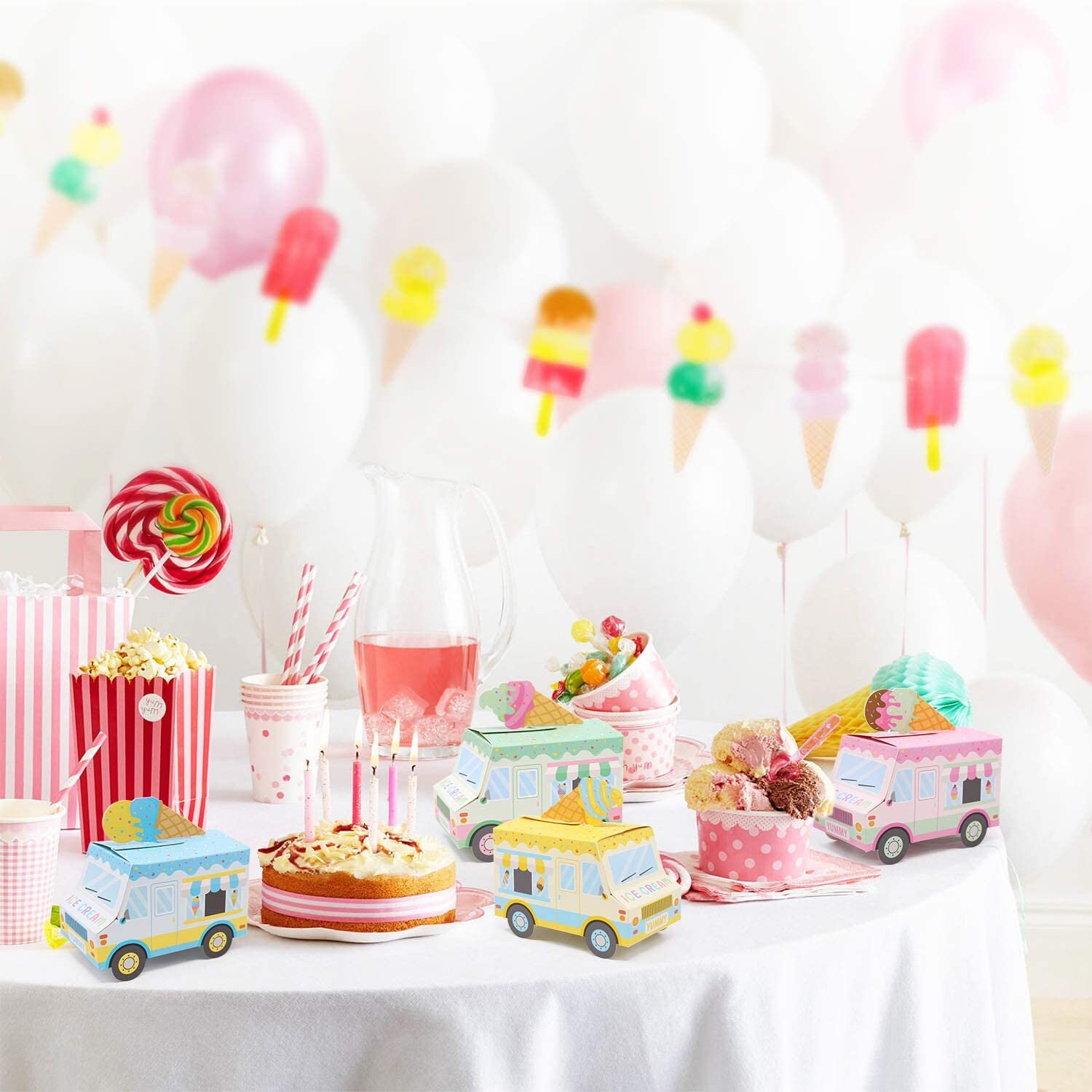 Ice Cream Party Favor Boxes Ice Cream Truck Treat Boxes Ice | Etsy