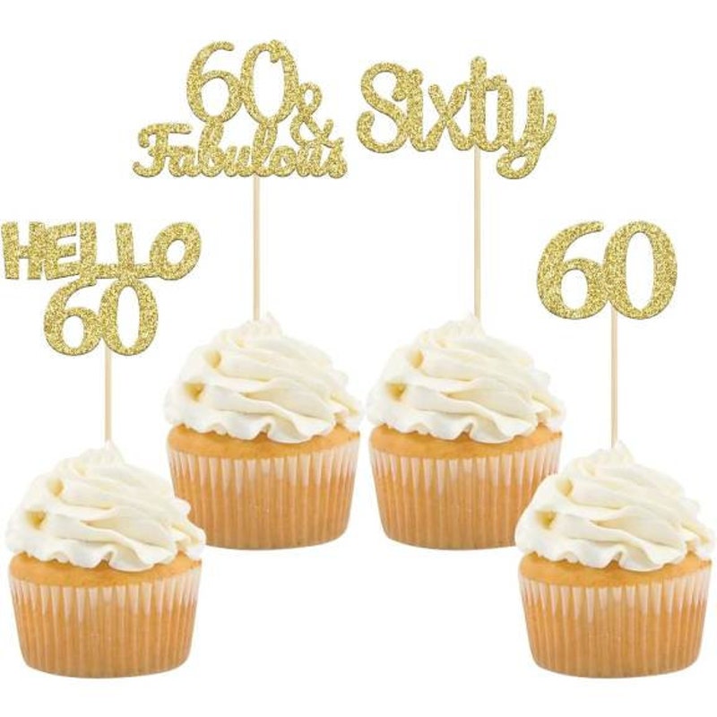 60th Birthday Topper - Etsy