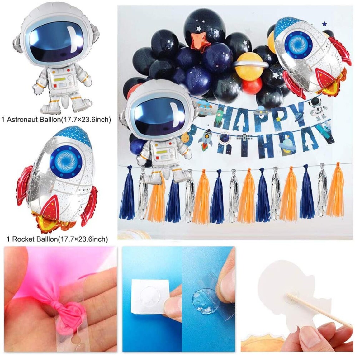 Outer Space Birthday Decoration Astronaut Birthday Decor Kit | Etsy