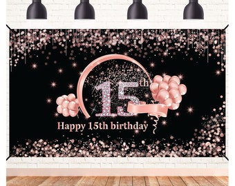 15th Birthday Decor - Etsy