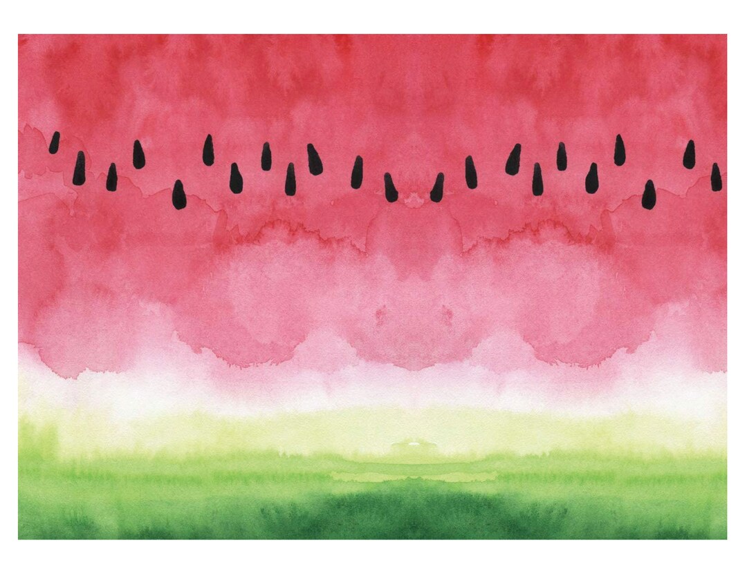 Watermelon Backdrop Summer Melon Birthday Backdrop Vinyl Photo ...