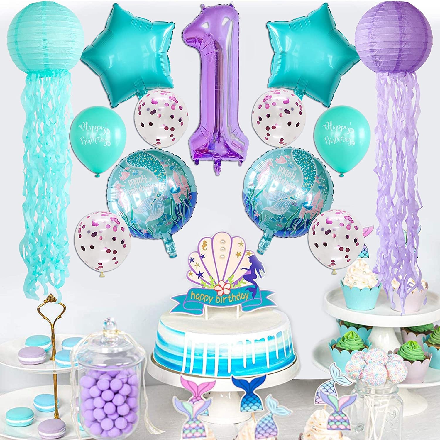 Under the Sea 1st Birthday Party Decorations Hanging | Etsy