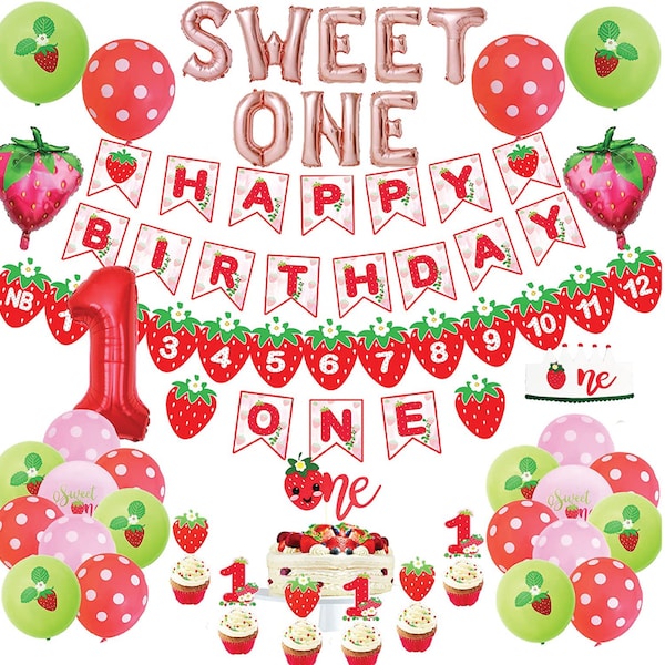 Sweet One Birthday Decorations - Etsy