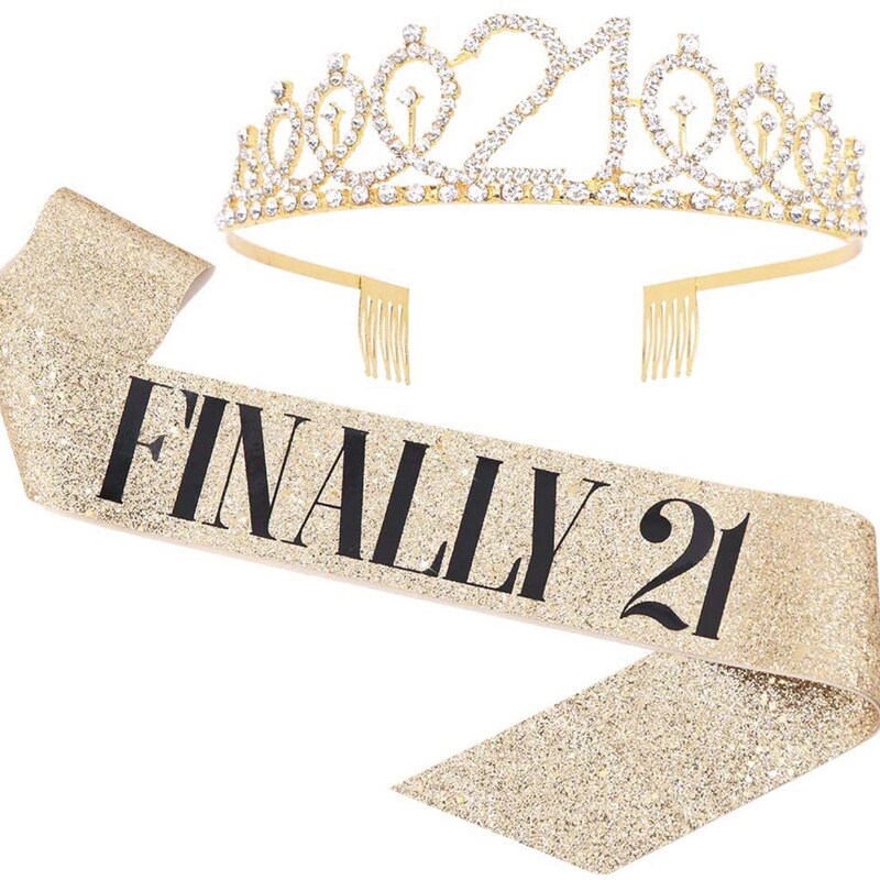 21st Birthday Sash - Etsy