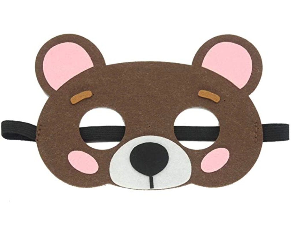 Woodland Animals Felt Masks Pack of 12 Woodland Party Favors | Etsy