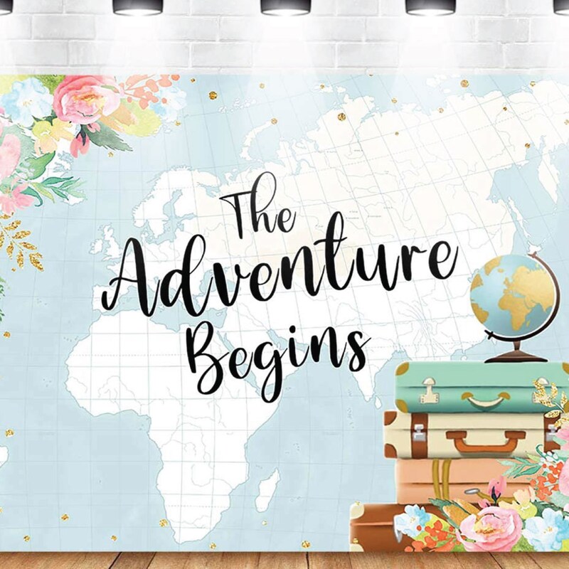 World Map Backdrop - Etsy