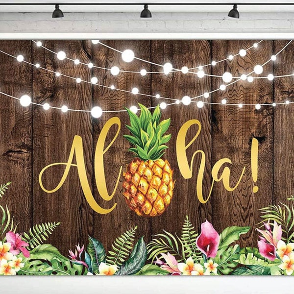 Hawaiian Backdrop - Etsy