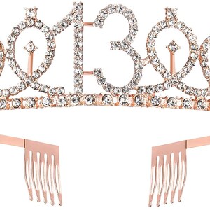 13th Birthday Sash and Tiara for Girls, Official Teenager Birthday Sash ...