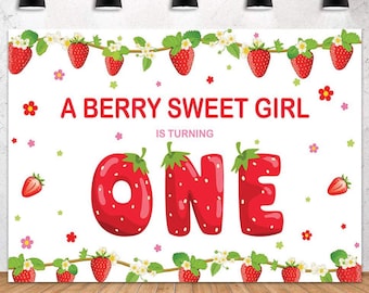 Sweet Berry Birthday Decorations - Etsy