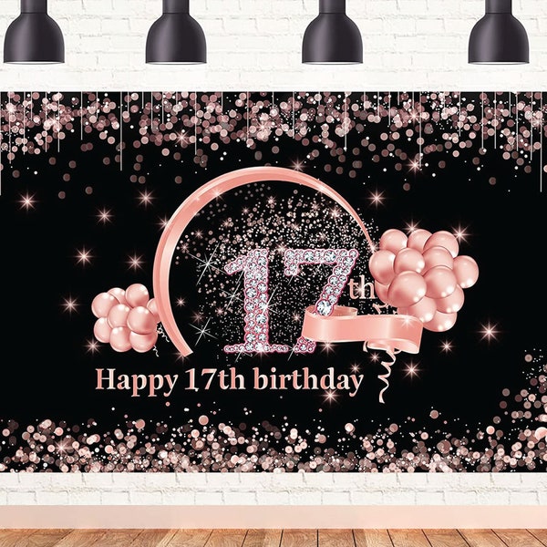 17th Birthday Photo Booth Props - Etsy
