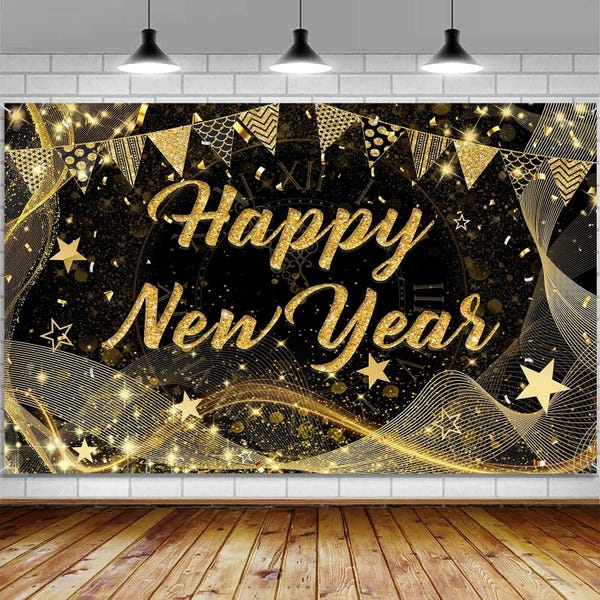 New Years Eve Backdrop - Etsy