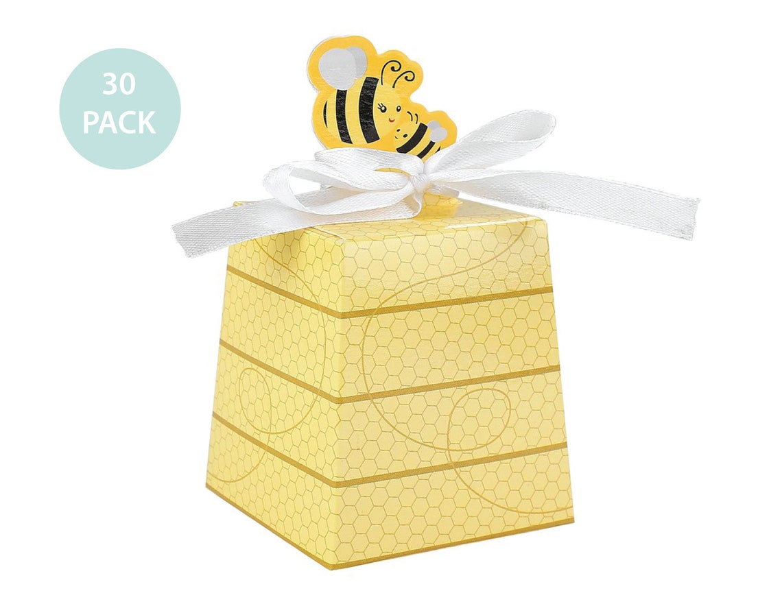 Bumble Bee Favor Boxes 30 Pack Bee Treat Bags Bumble Bee - Etsy