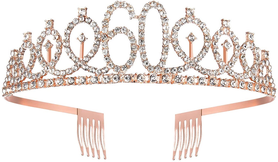 60th Birthday Sash and Tiara for Women, 60 & Fabulous Birthday Sash ...