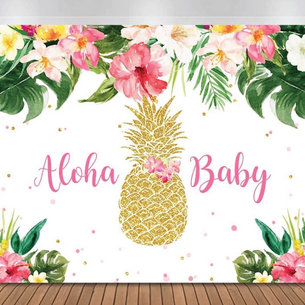 Hawaiian Backdrop - Etsy