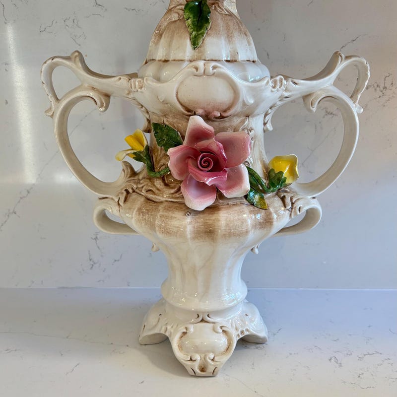 Capodimonte Urn - Etsy