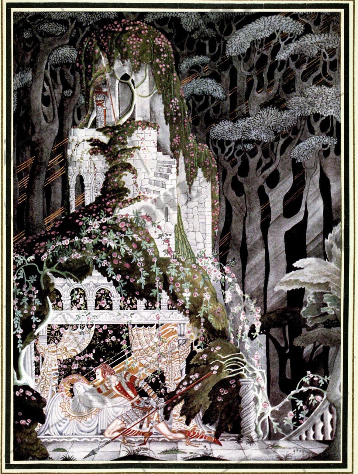Kay Nielsen's Sleeping Beauty Print Art Nouveau Art - Etsy