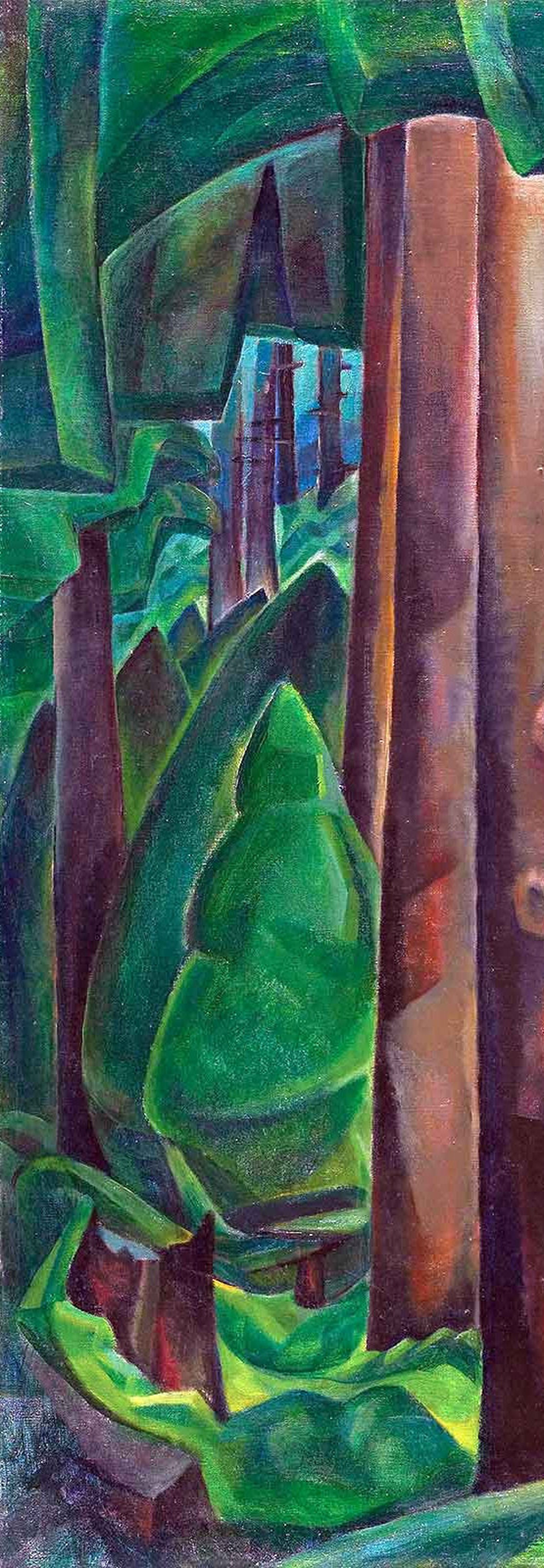 Emily Carr Print Canadian Art in the Forest 1930 - Etsy