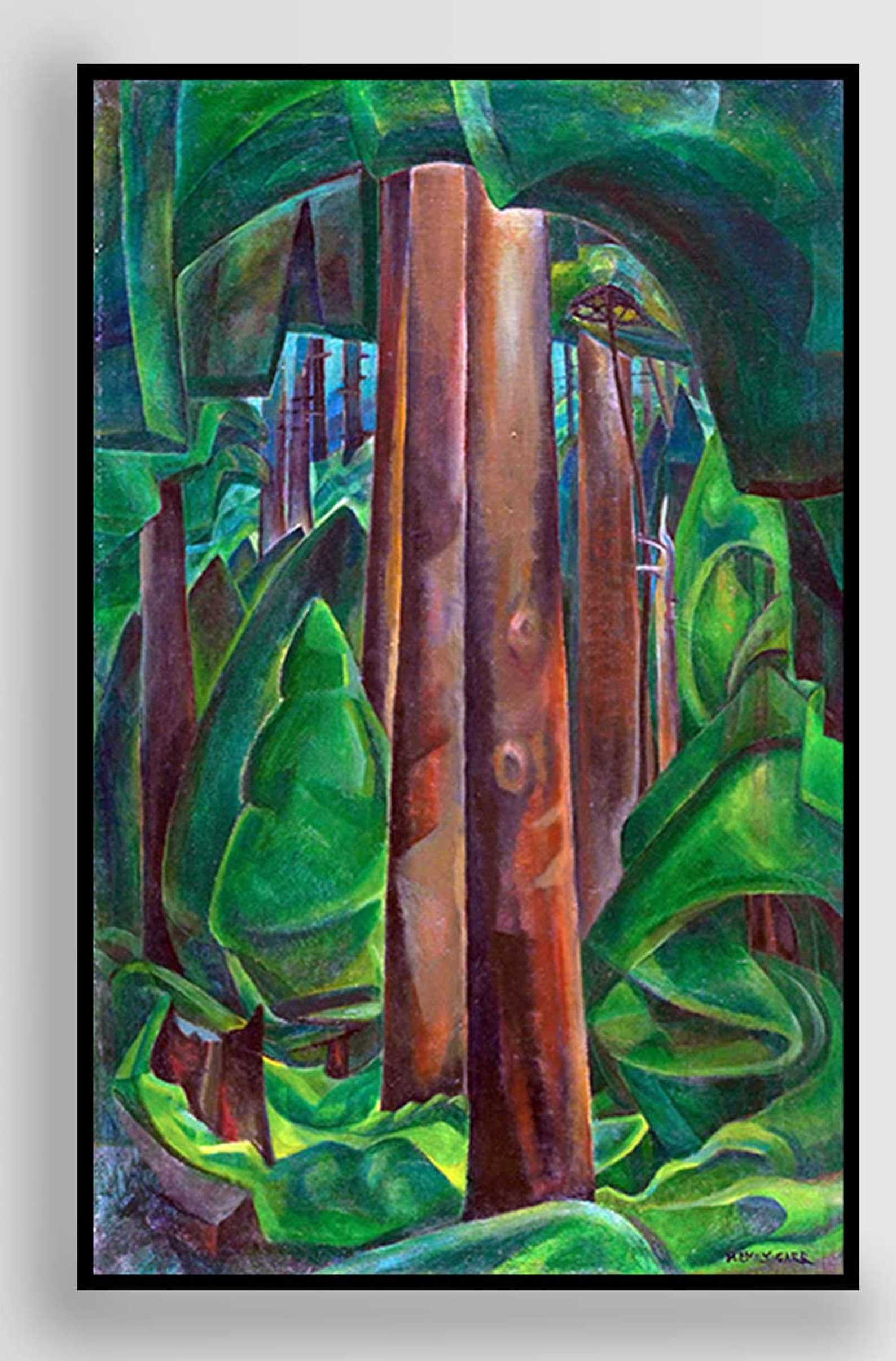 Emily Carr print Canadian art In The Forest 1930 | Etsy