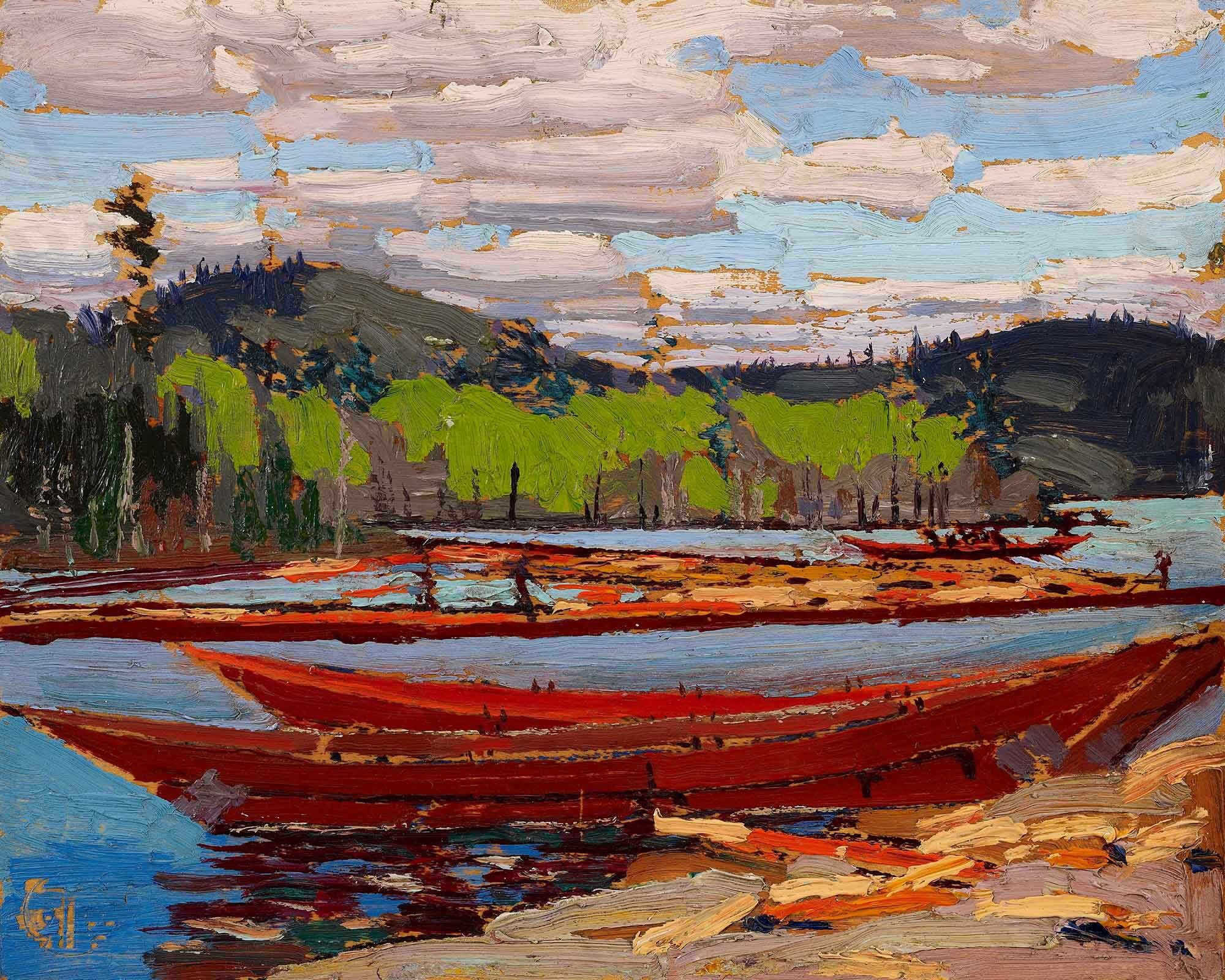 Tom thomson paintings store