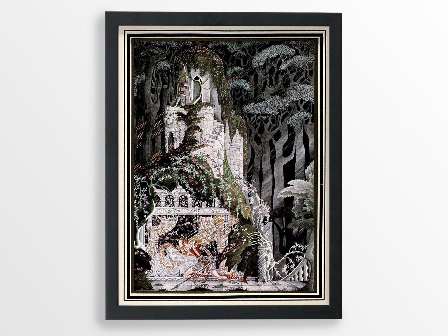 Kay Nielsen's Sleeping Beauty Print Art Nouveau Art - Etsy