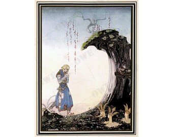 Kay Nielsen, the Three Princesses of Whiteland, Art Deco, Book Print ...