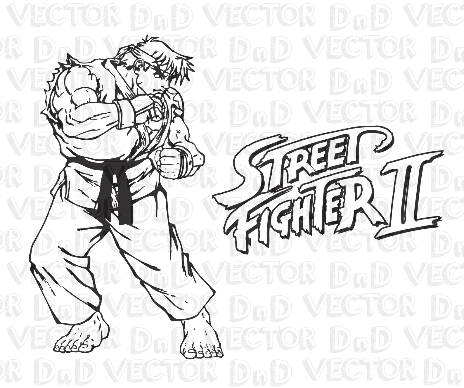 Street Fighter Vector svg Ryu Logo Capcom ai eps pdf png | Etsy