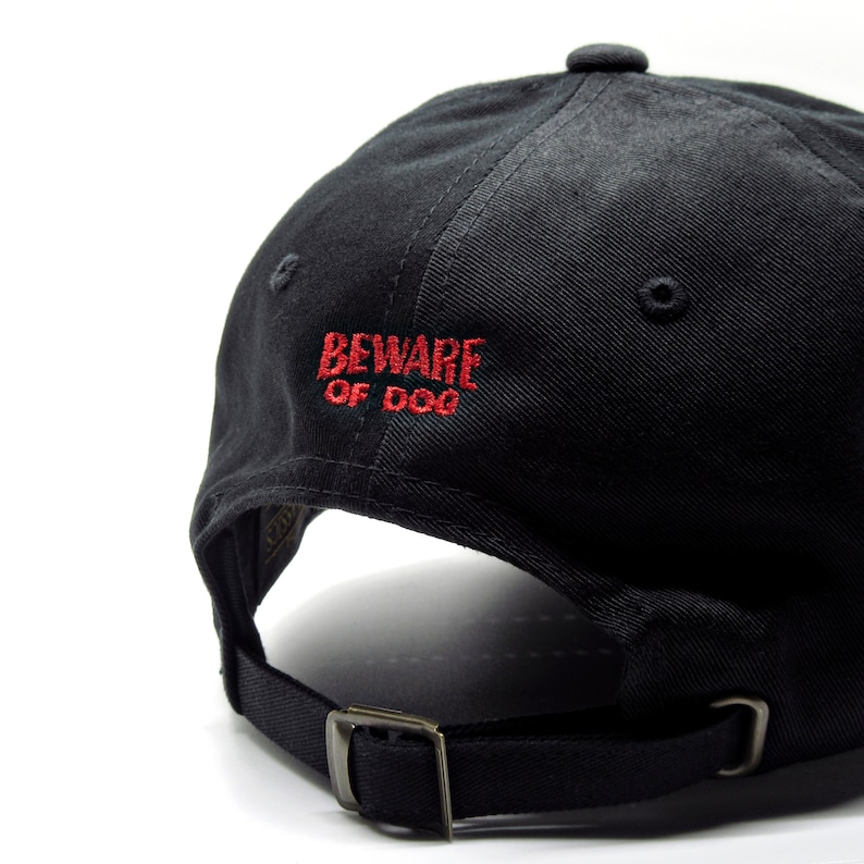 Beware of Dog Embroidered Dad Hat - Etsy