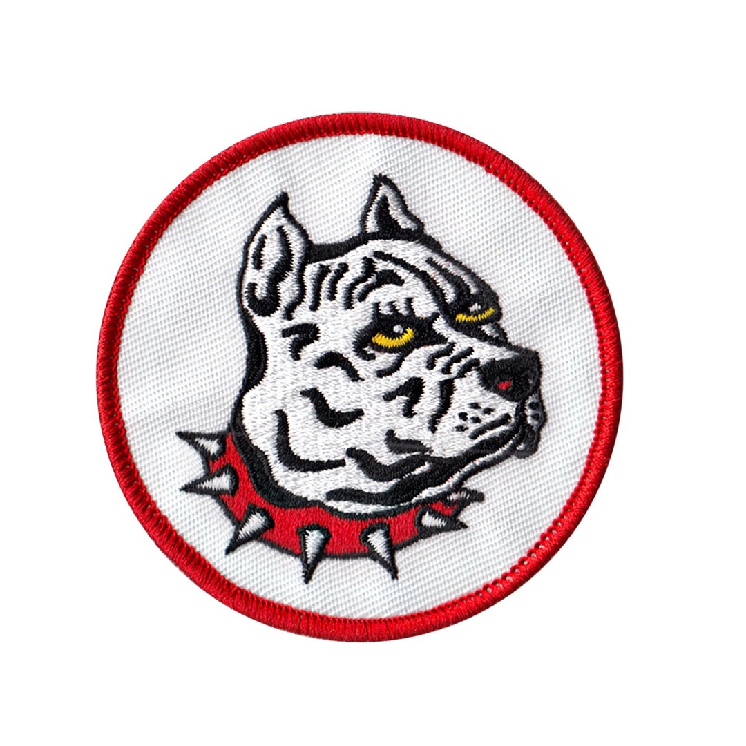 Pitbull Dog Iron on Patch - Etsy