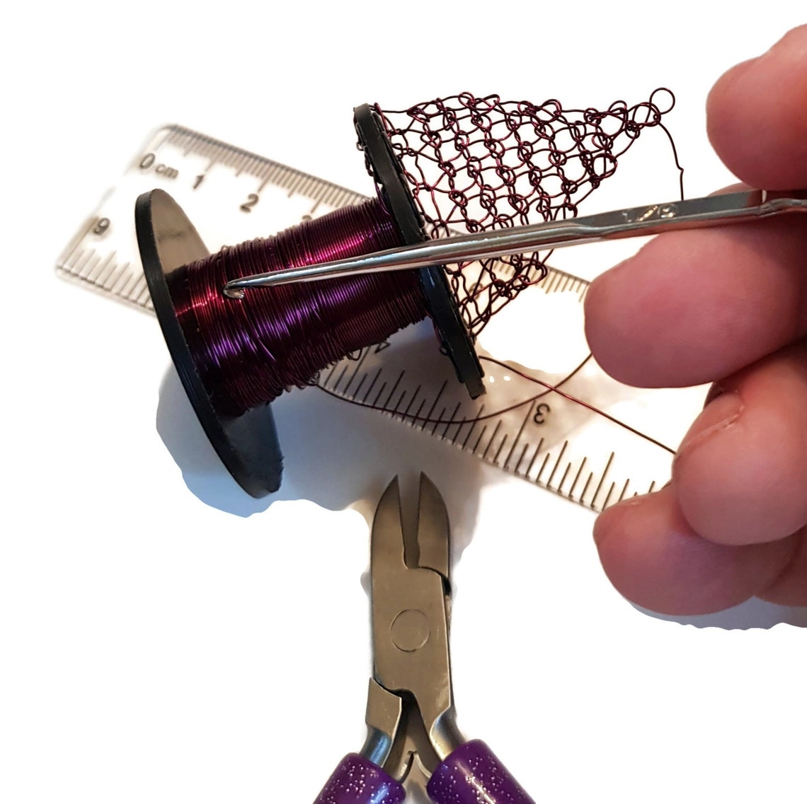 Wire Crochet Tools. Steel Double Ended Hook 1mm and 2mm. - Etsy