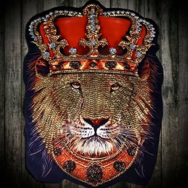 Lion Applique - Etsy