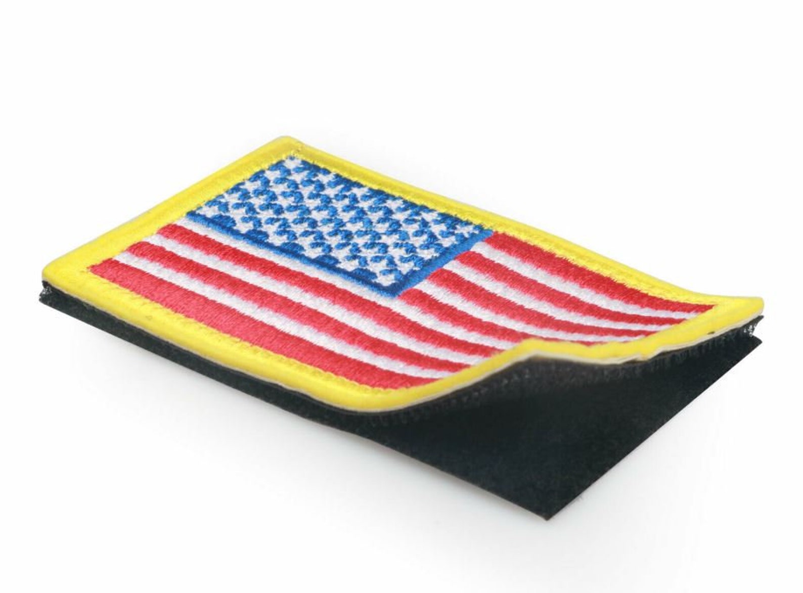 US Tactical Flag Patch Hat Yellow Trim Military Uniform Hook & - Etsy