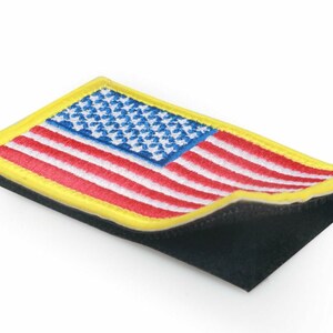 US Tactical Flag Patch Hat Yellow Trim Military Uniform Hook & - Etsy