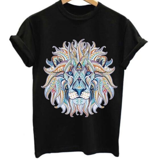 Large Lion Face Aztec Patch Iron On Applique DIY Transfer | Etsy