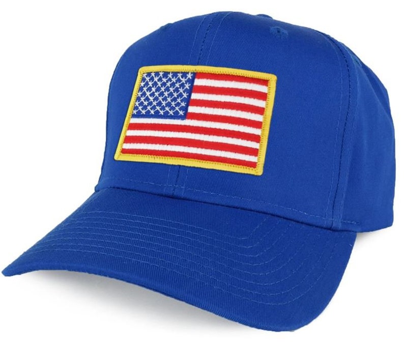 US Tactical Flag Patch Hat Yellow Trim Military Uniform Hook & - Etsy