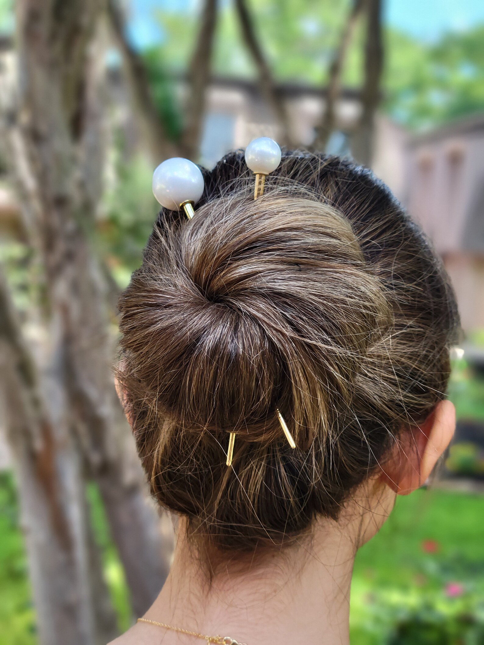 Pearl Hair Sticks Wedding Hair Sticks Simple Hair Sticks - Etsy