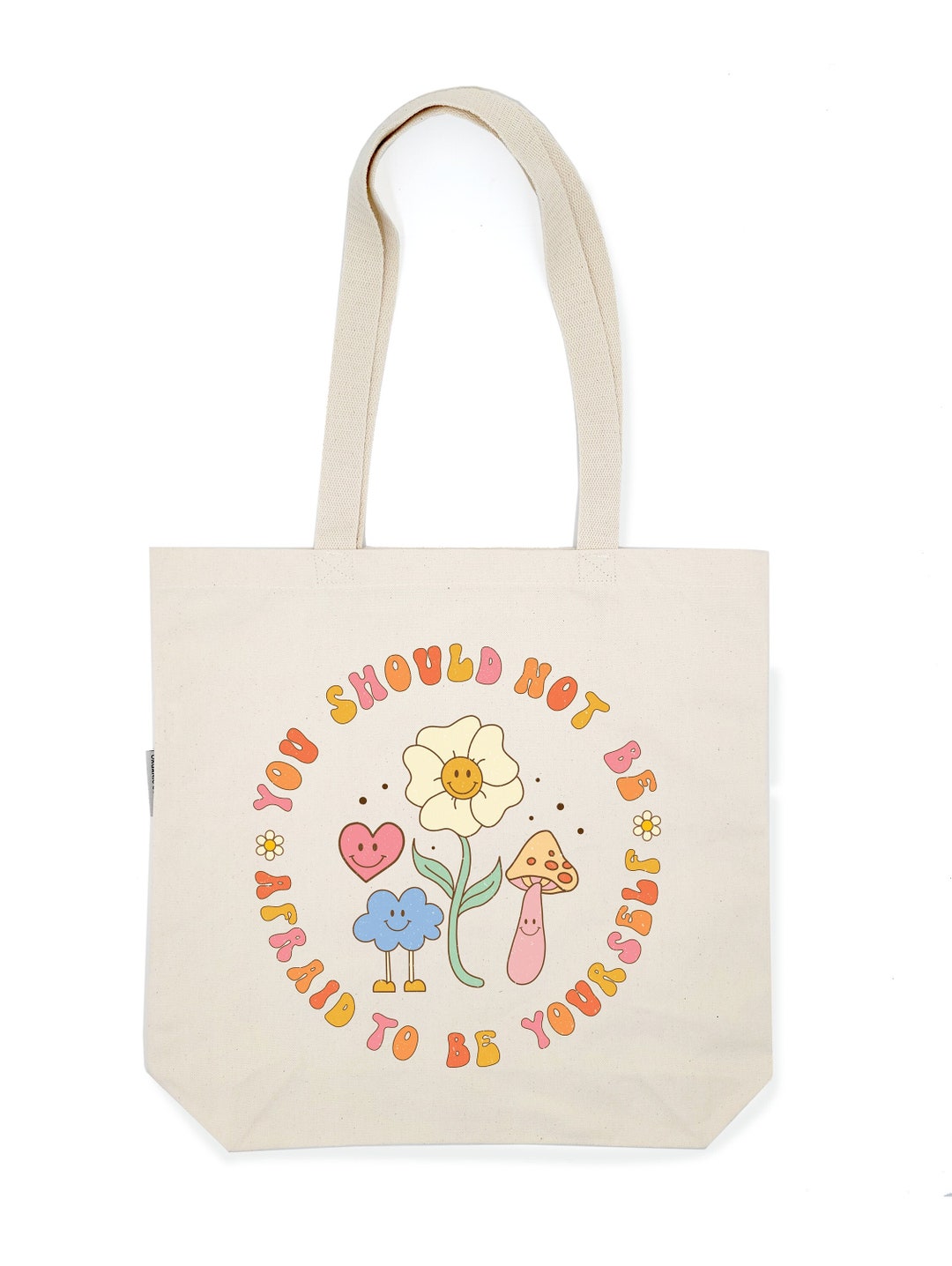 Personalized Cute Nature Cartoon Tote Bag, Eco Friendly and Organic ...