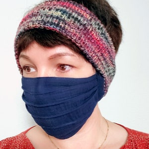 Adult Organic Cotton Double Gauze Cheesecloth Face Mask Breathable Two ...