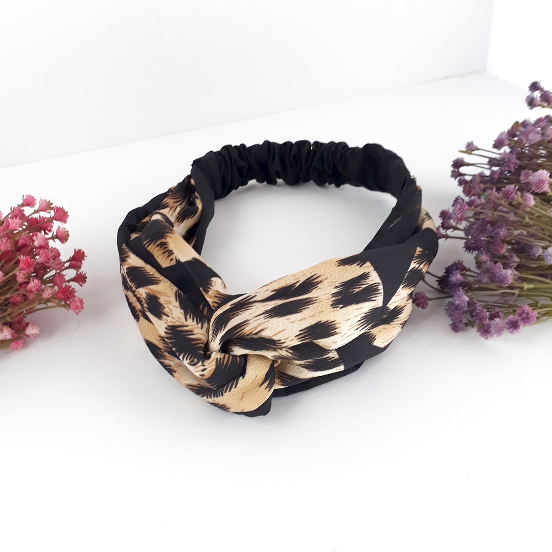 Animal Print Turband Headband - Etsy