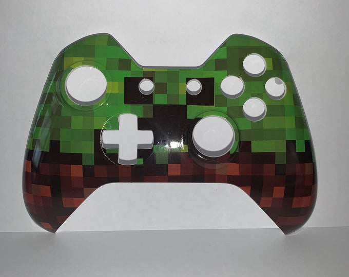 Custom Microsoft Xbox One Controller Shell Minecraft Design - Etsy