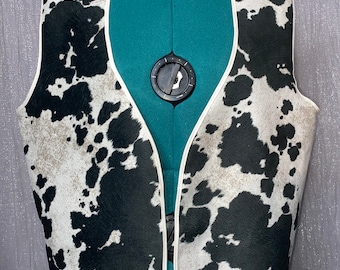 Adult Cow Print Vest - Etsy
