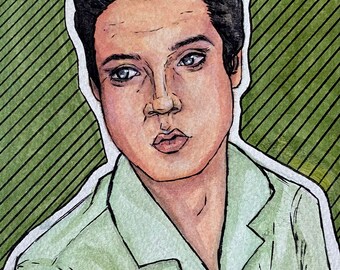 Elvis Presley Original Oil Painting Print - Etsy