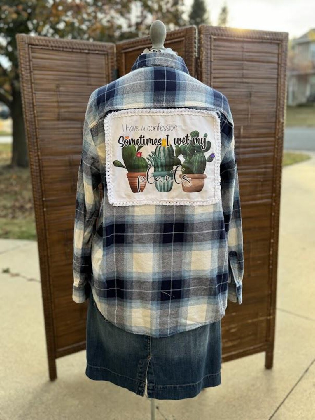 Snarky, Upcycled, Reclaimed or New Flannel Shirt With Adult Humor. - Etsy