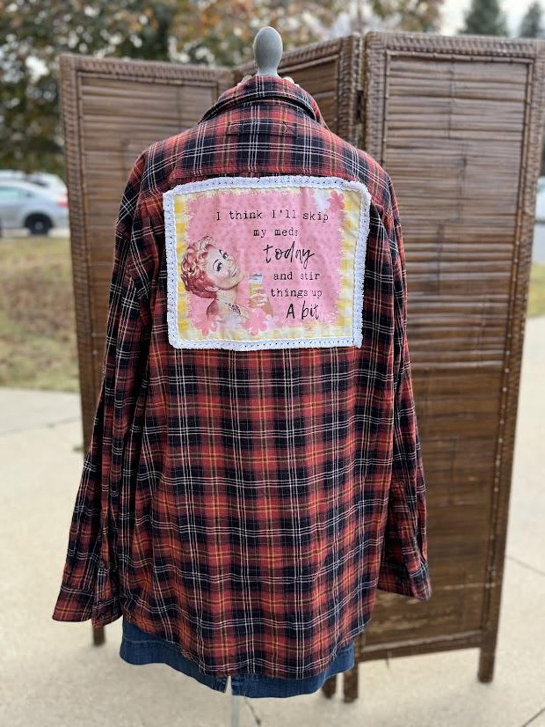 Snarky, Upcycled, Reclaimed or New Flannel Shirt With Adult Humor. - Etsy