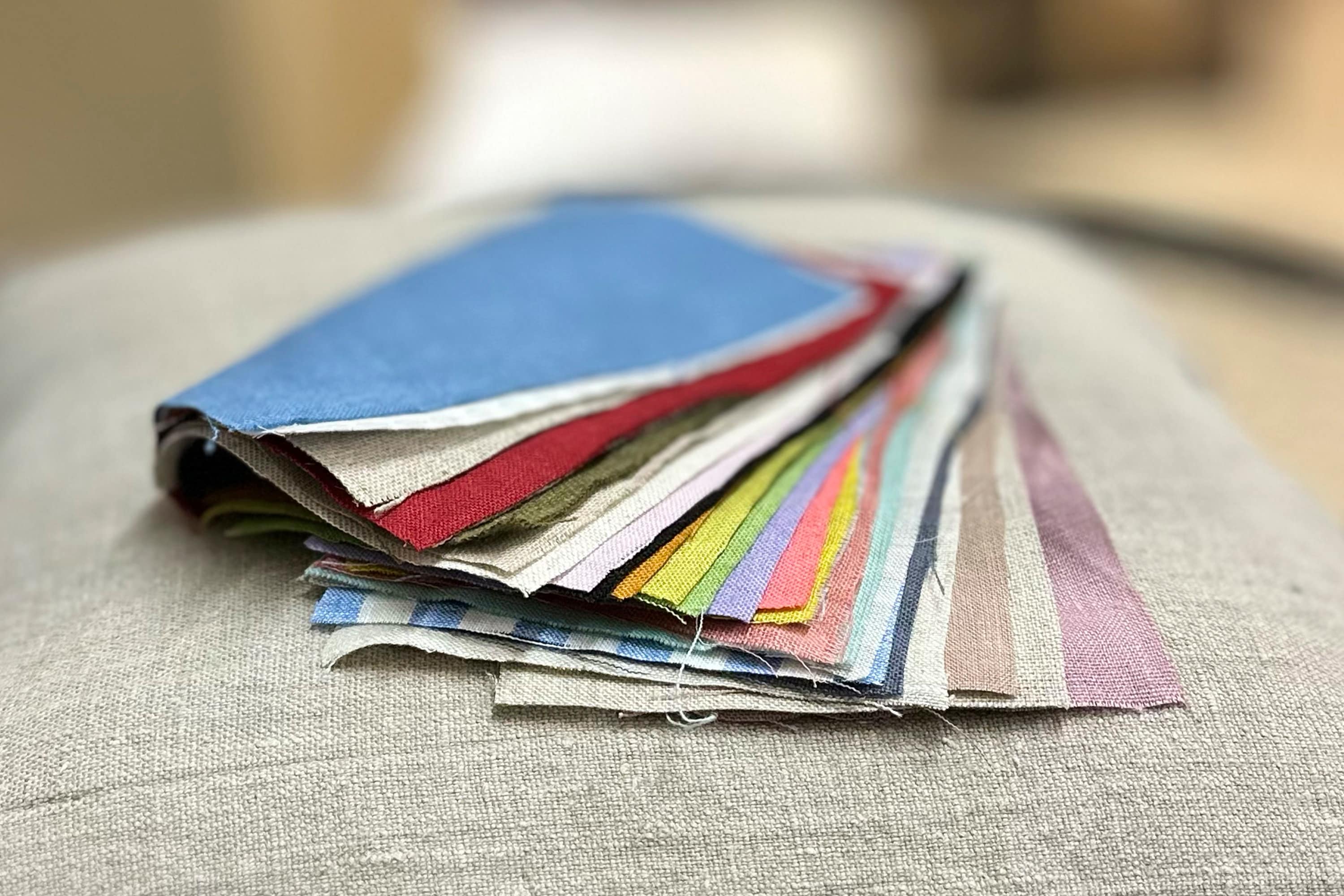 Linen Fabric Sample Set Diverse Linen Fabric Sample Set Linen Fabric ...