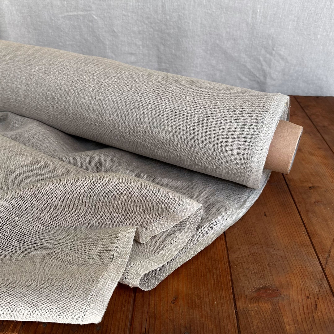 Real Linen Fabric 150 Cm, Linen Fabric by the Metre, Natural Linen ...