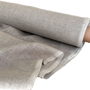 Real Linen Fabric 150 Cm, Linen Fabric by the Metre, Natural Linen ...